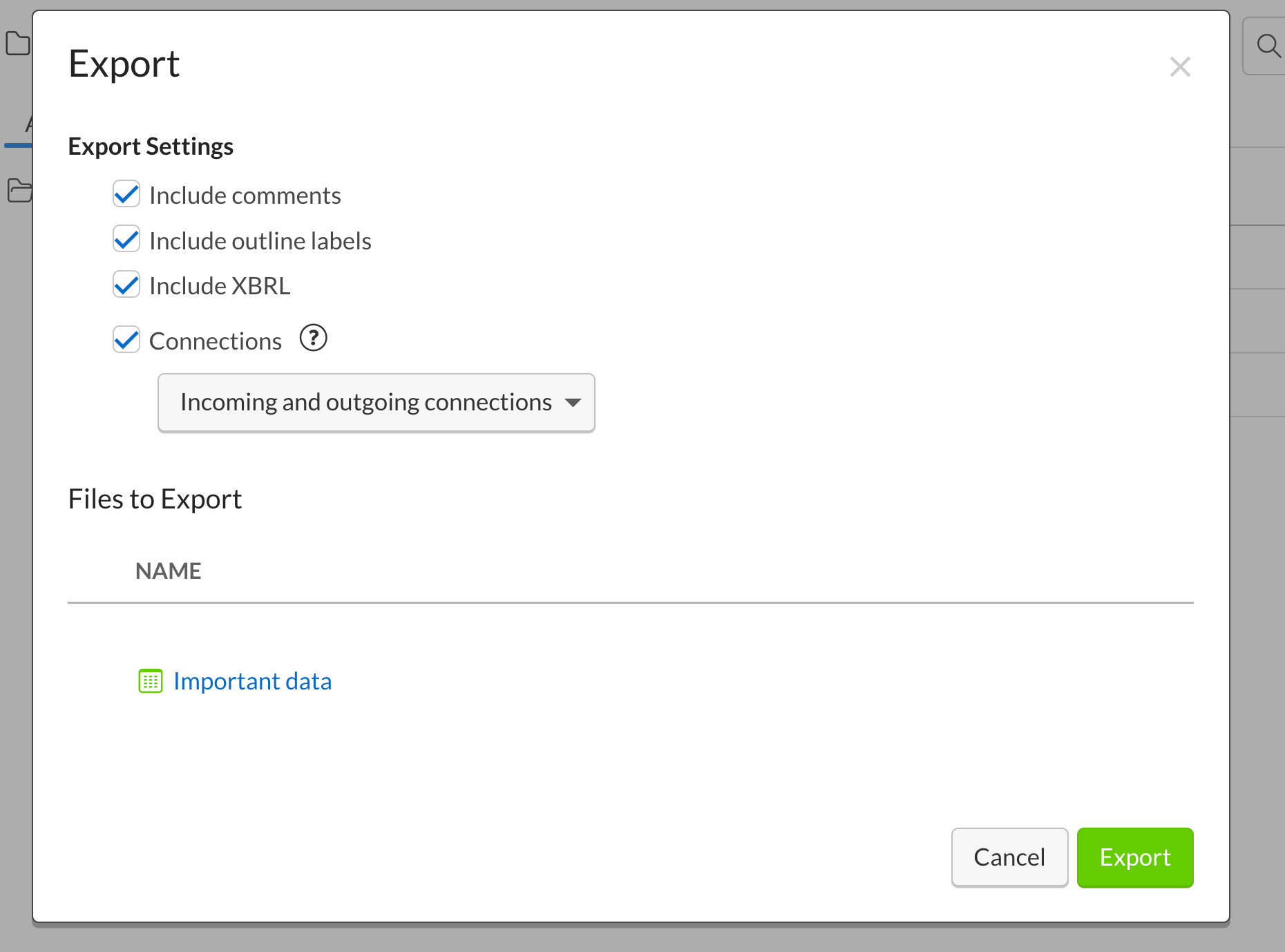 Import or export a Workiva file – Support Center
