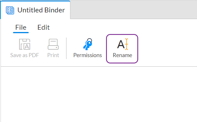 Create and use binders – Support Center