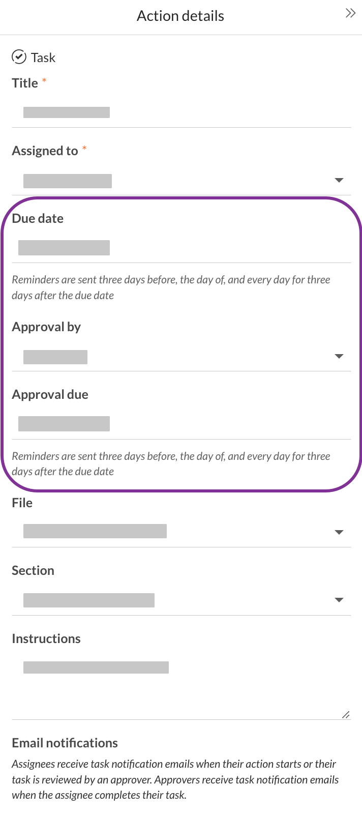Build a process – Support Center