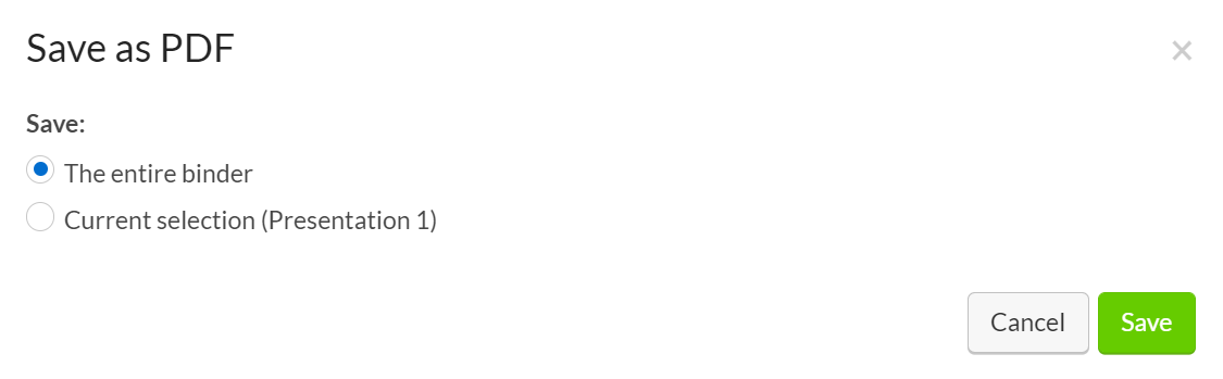 Create and use binders – Support Center