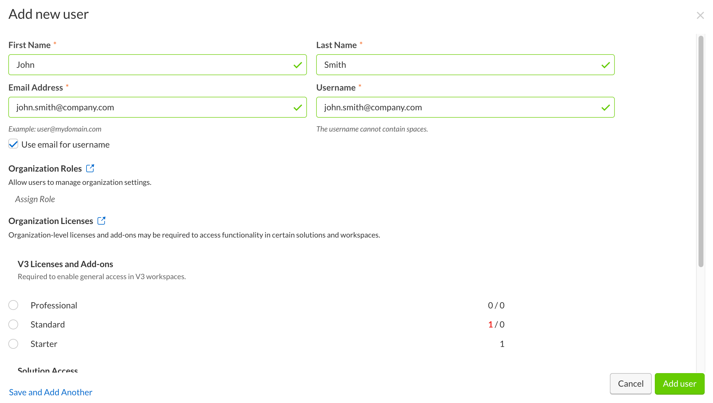 Add users to an organization – Support Center