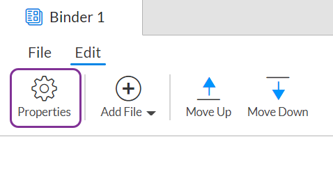 Create and use binders – Support Center