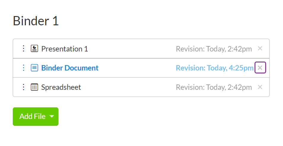 Create and use binders – Support Center