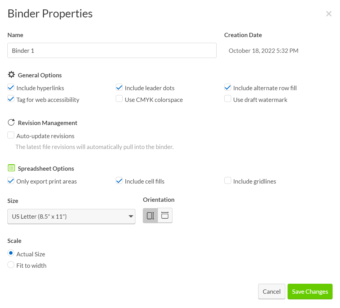 Create and use binders – Support Center