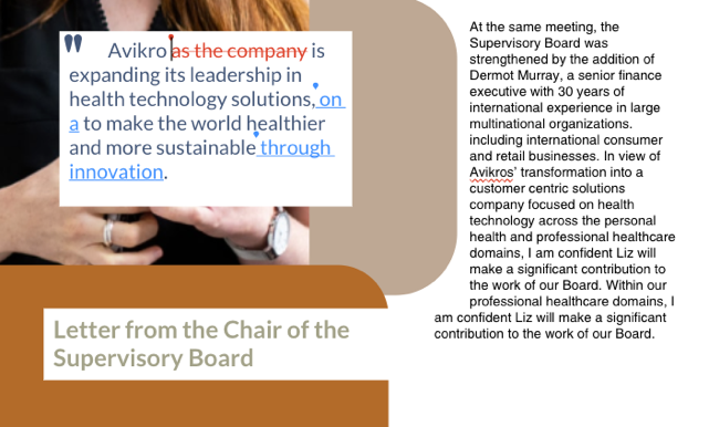 Review and collaboration in files with floating objects – Support Center