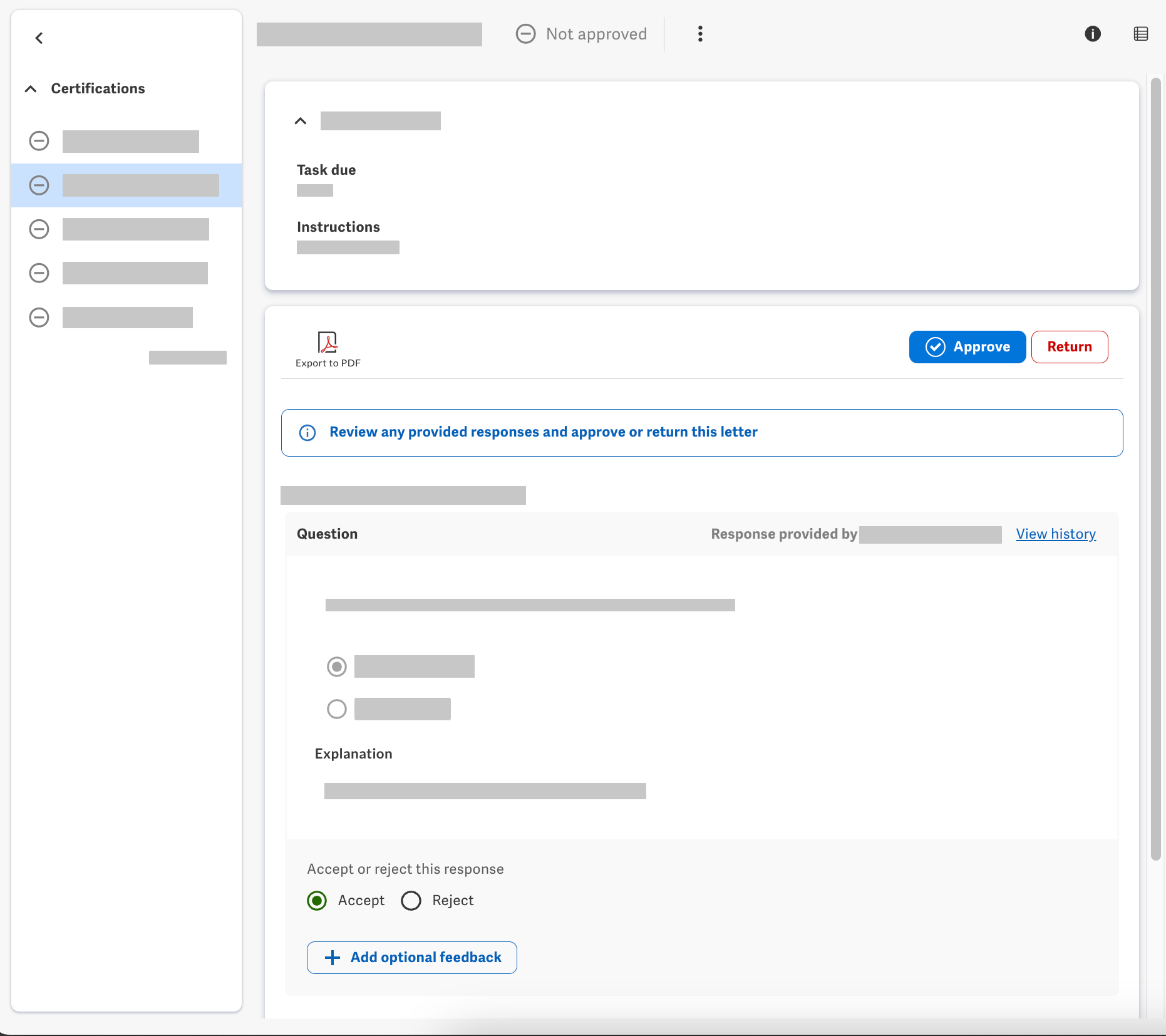 Complete tasks in Workiva Tasks – Support Center