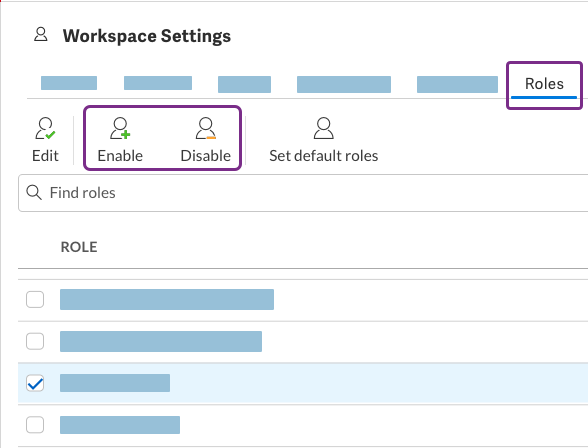 Manage workspace user roles – Support Center
