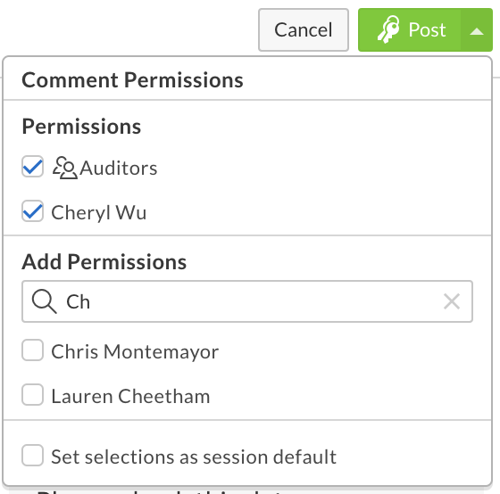 Set Comment Permissions Support Center 0907