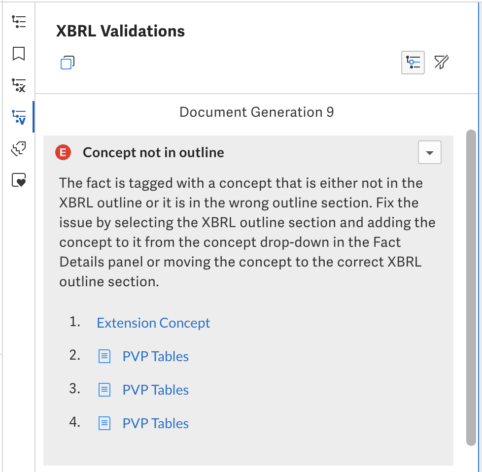 Disclosure mapping for extension concepts – Support Center