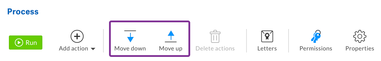 Build a process – Support Center