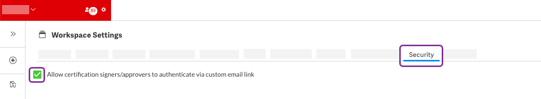 Allow email link authentication – Support Center