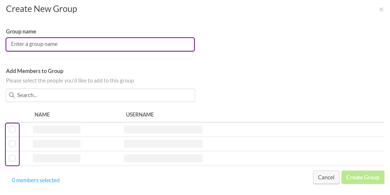 Use groups in workspaces – Support Center