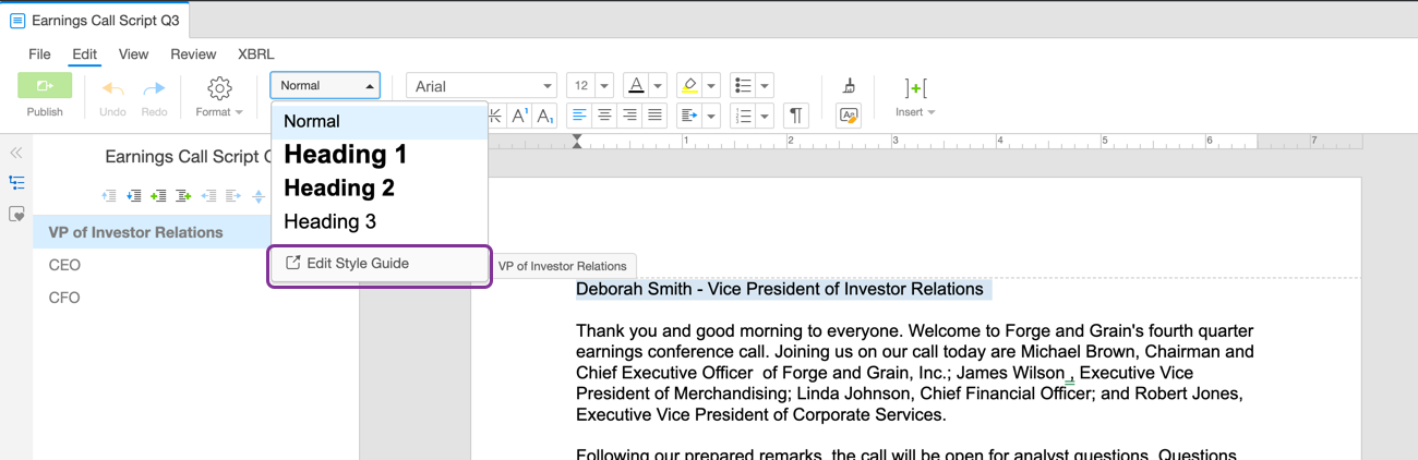 Use style guides for presentations – Support Center