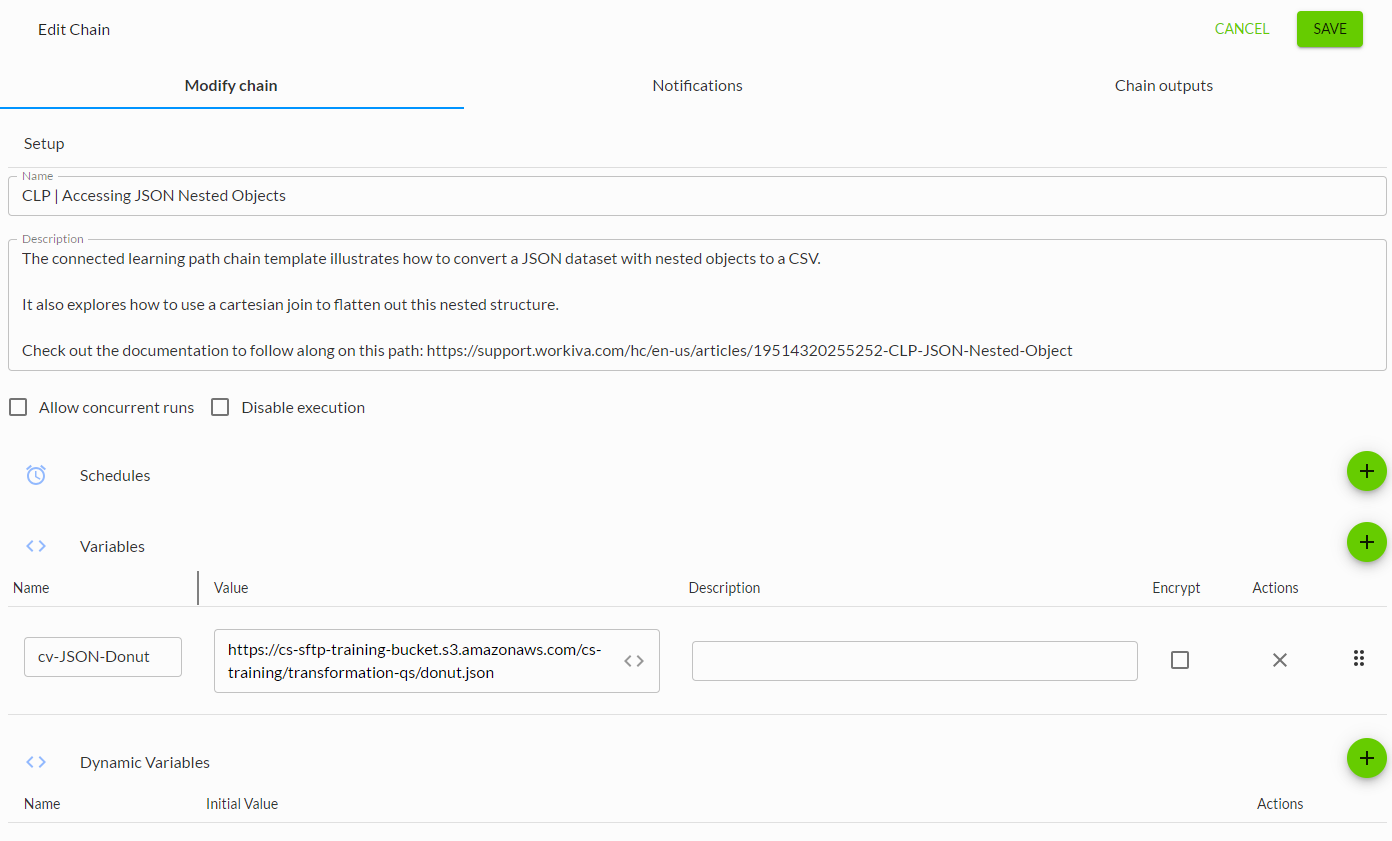 CLP - Objeto anidado JSON – Centro de asistencia