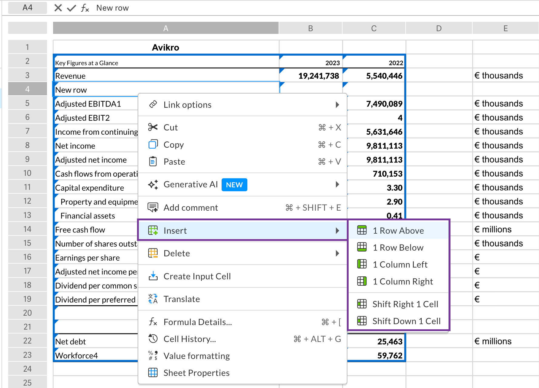 Create range links – Support Center