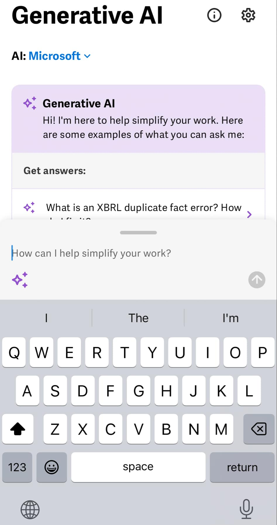 Use the Workiva AI chat in Workiva Mobile – Support Center