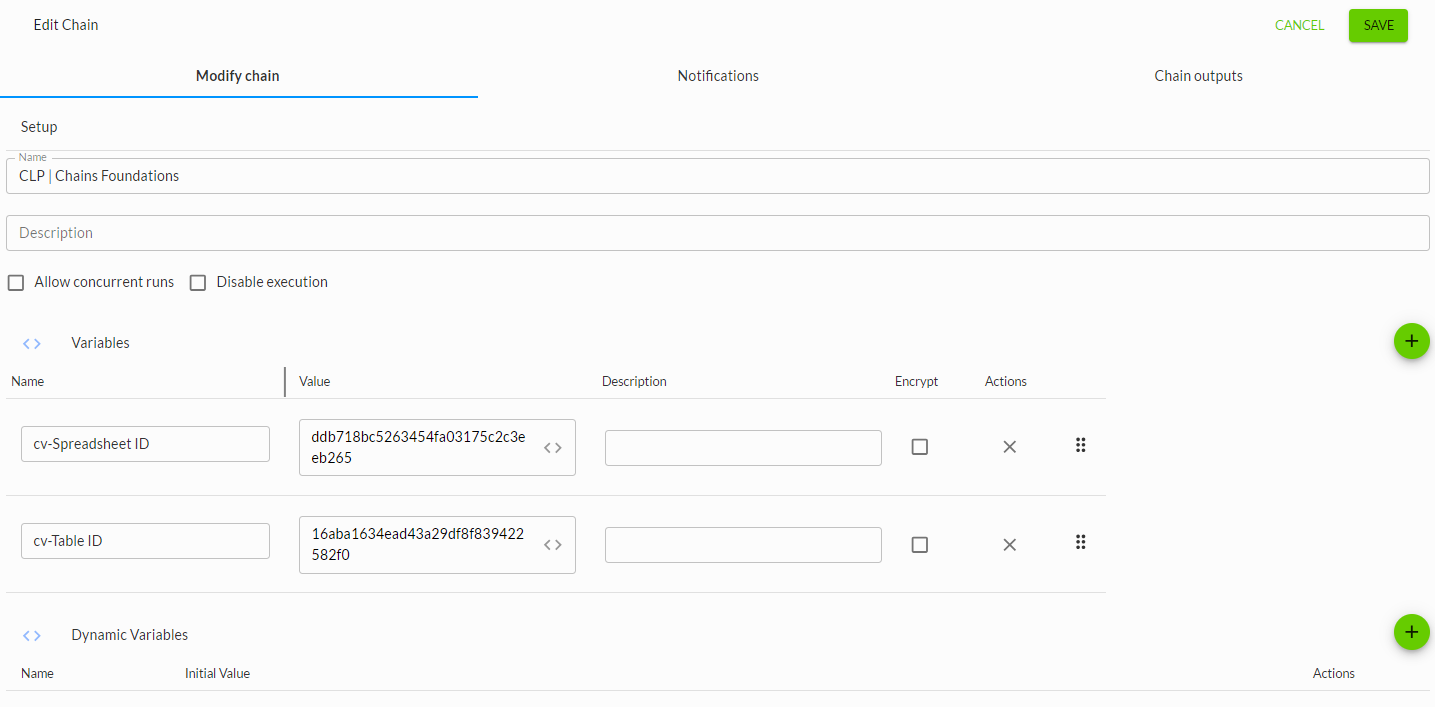 CLP - Chains Foundations – Support Center