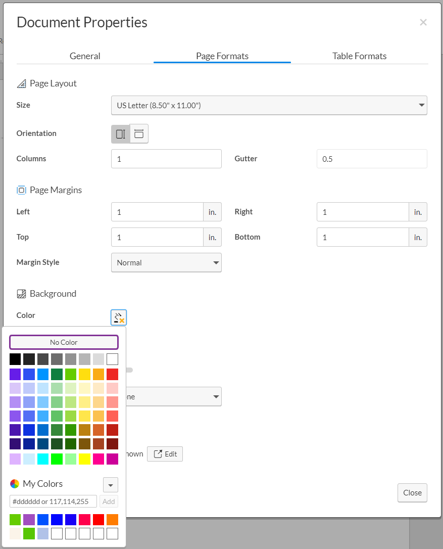 Change document background – 支援中心