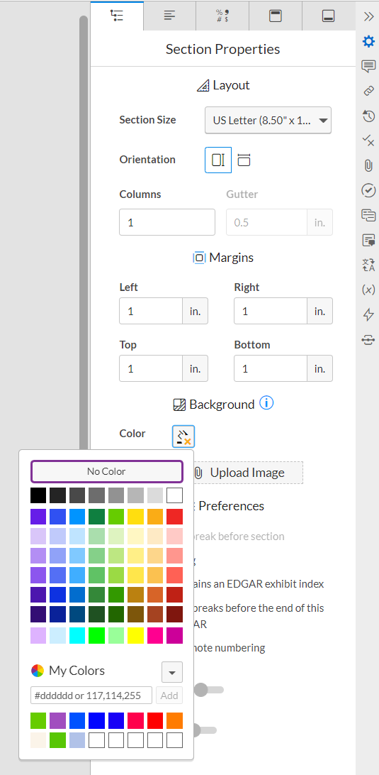 Change document background – 支援中心