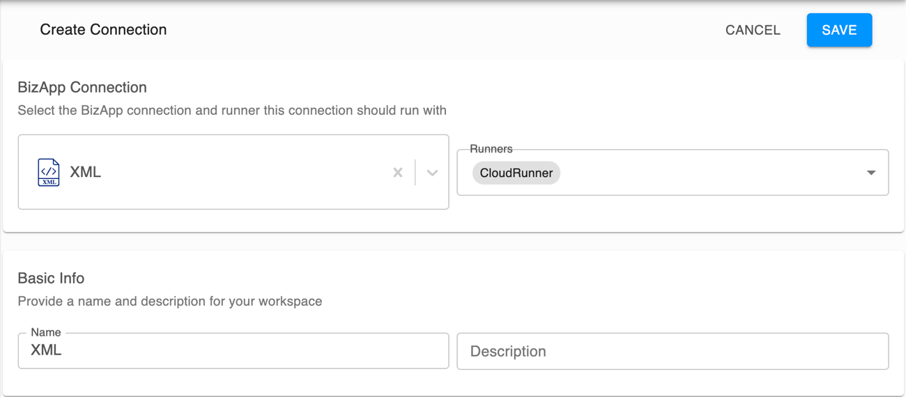 XML connector – Support Center