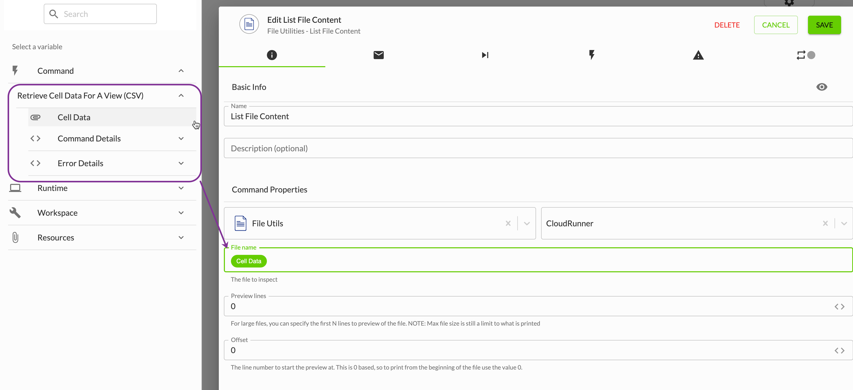 Extract data using an Anaplan View – Support Center