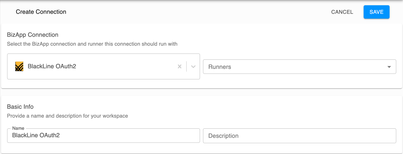Connector to BlackLine – Support Center