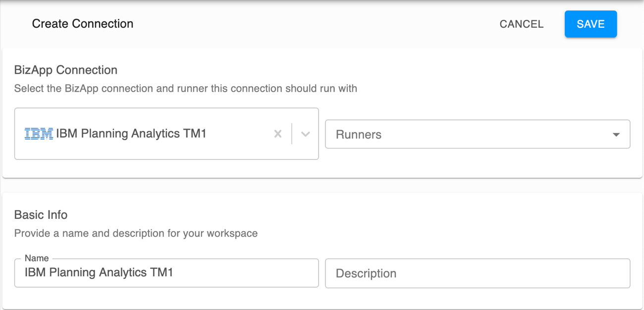 Verbindung zu IBM Planning Analytics TM1 – Supportcenter