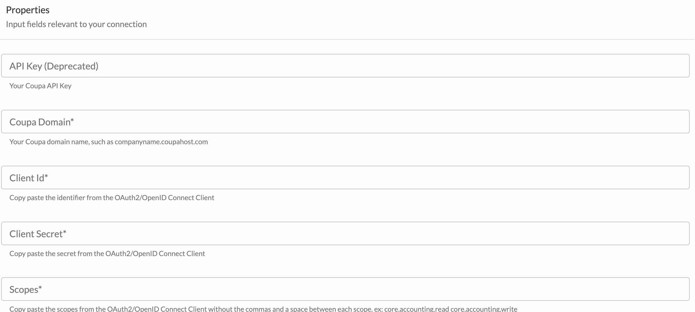 Coupaへのコネクター – サポートセンター