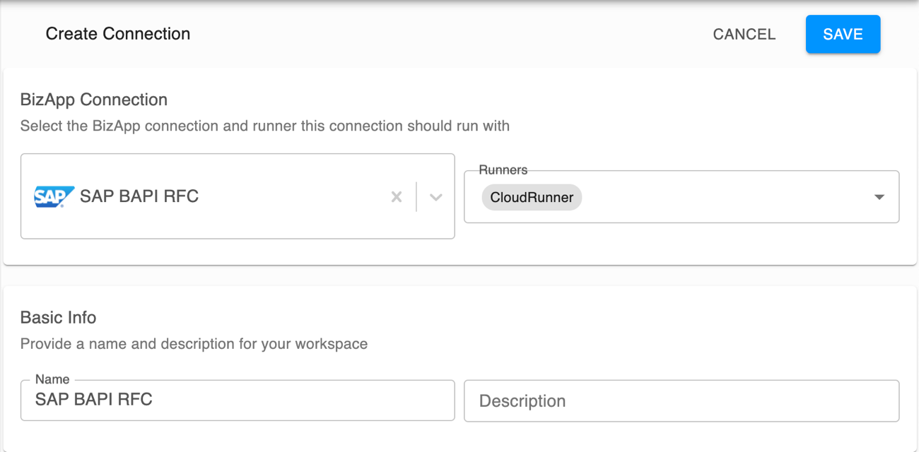 SAP BAPI RFC 連接器 – 支援中心