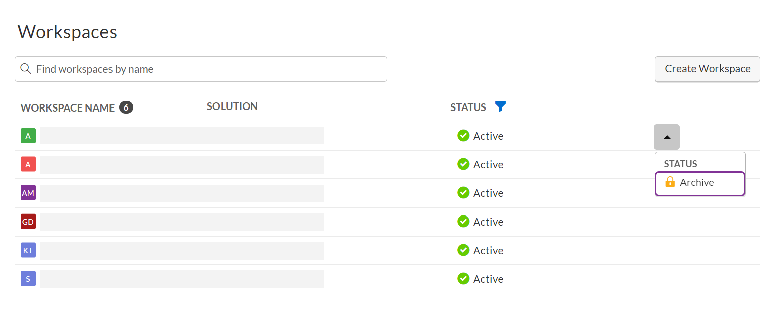 Create and manage workspaces in your organization – Support Center