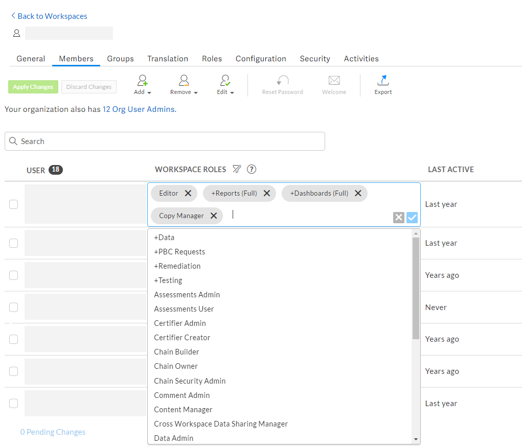 Create and manage workspaces in your organization – Support Center