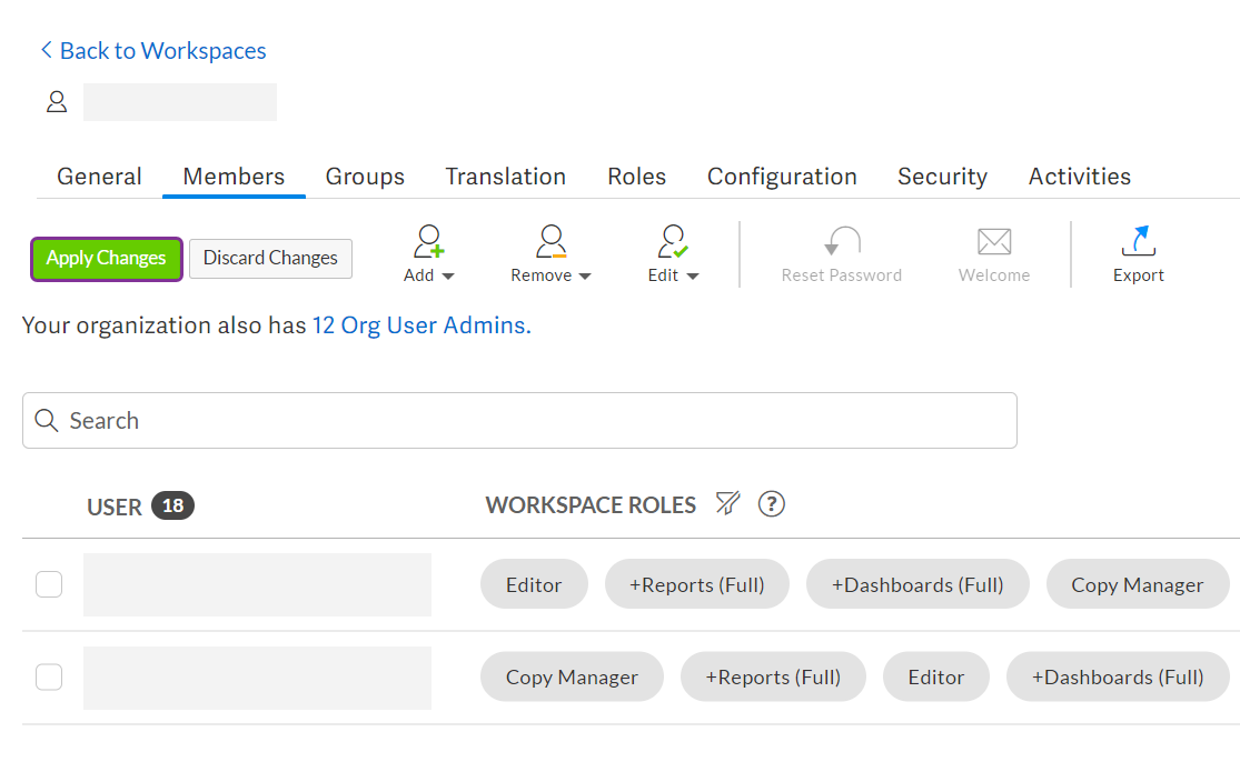 Create and manage workspaces in your organization – Support Center