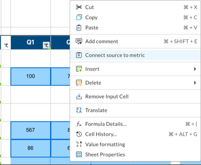 Use Data Collection spreadsheet as source for metric values in Sustainability Program – Support ...