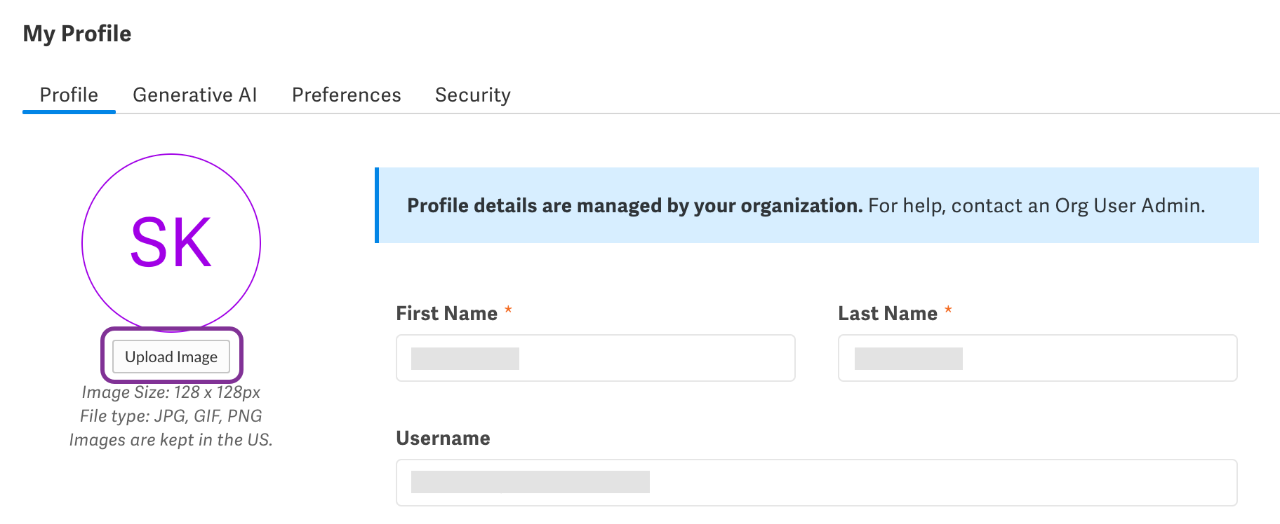 Edit your profile – Support Center