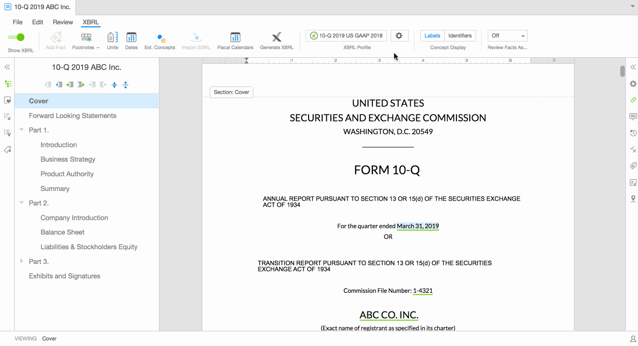 Copy XBRL from Another Profile – Workiva Support Center