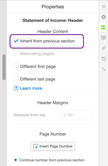 Add headers and footers – Support Center