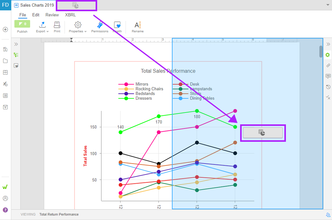View chart data – Workiva Support Center
