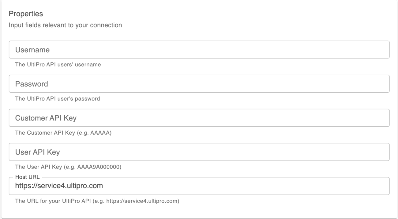 Connector to UltiPro – Support Center