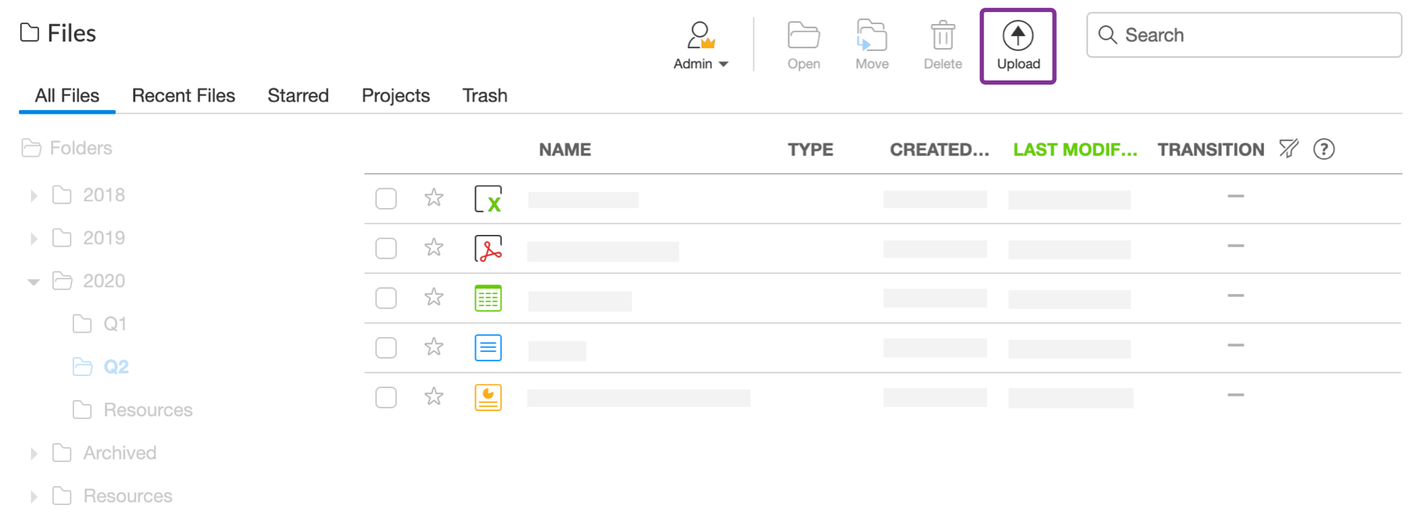 Upload a file – Support Center