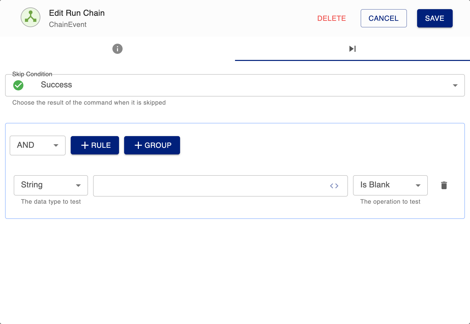 Run a chain within another chain – Support Center