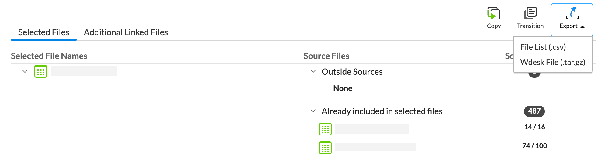 View or Download Linked File Details – Workiva Support Center
