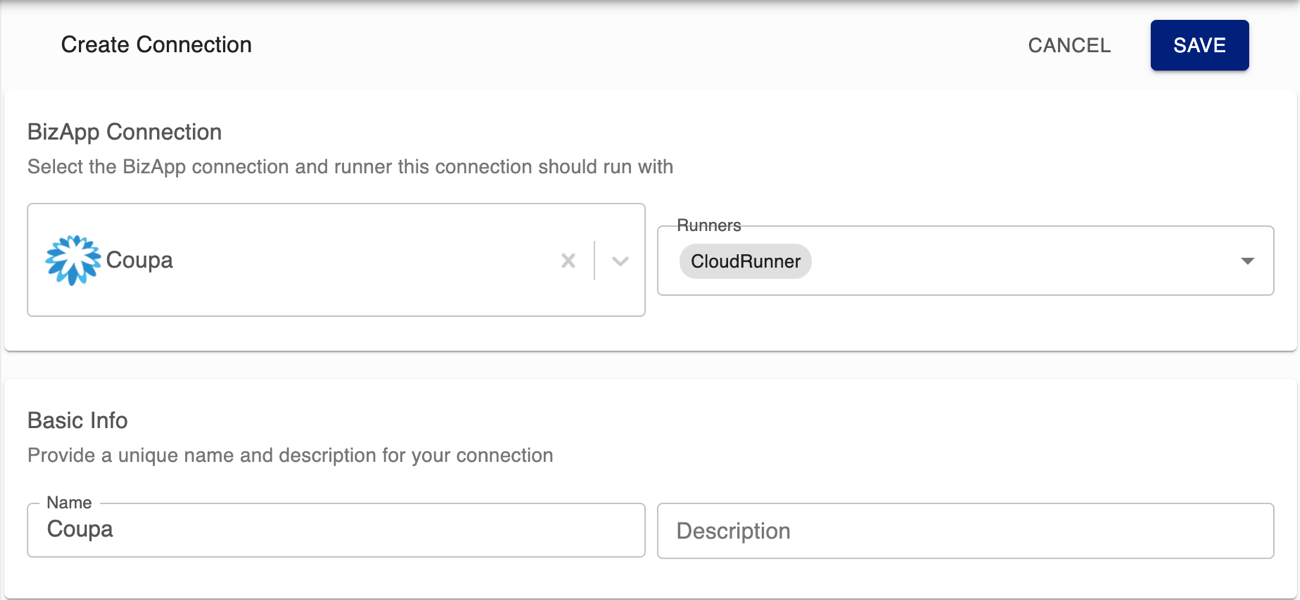Connector to Coupa – Support Center