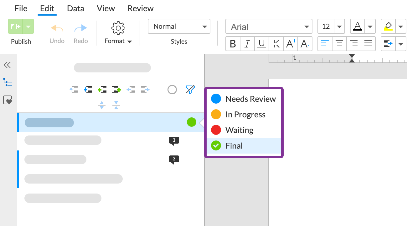 Use labels – Support Center