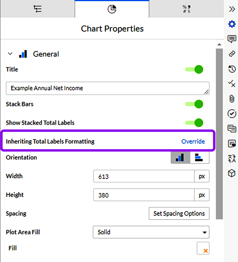 Stacked charts – Support Center