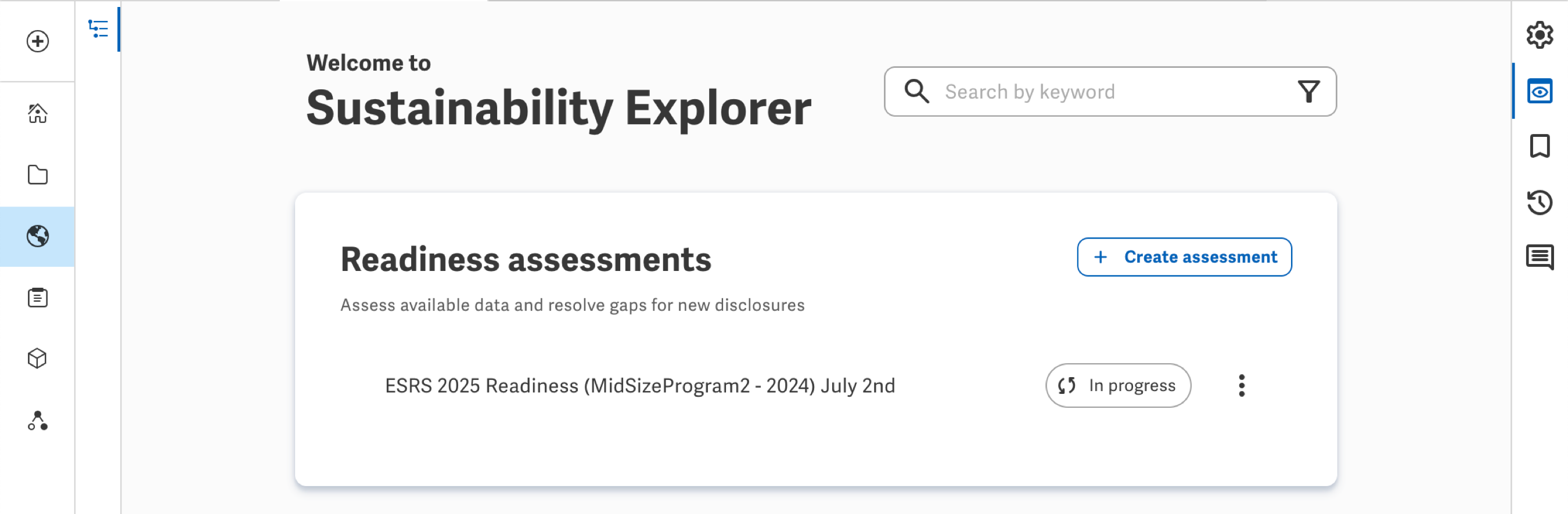 Intro to Readiness Assessments in Sustainability Explorer – Support Center