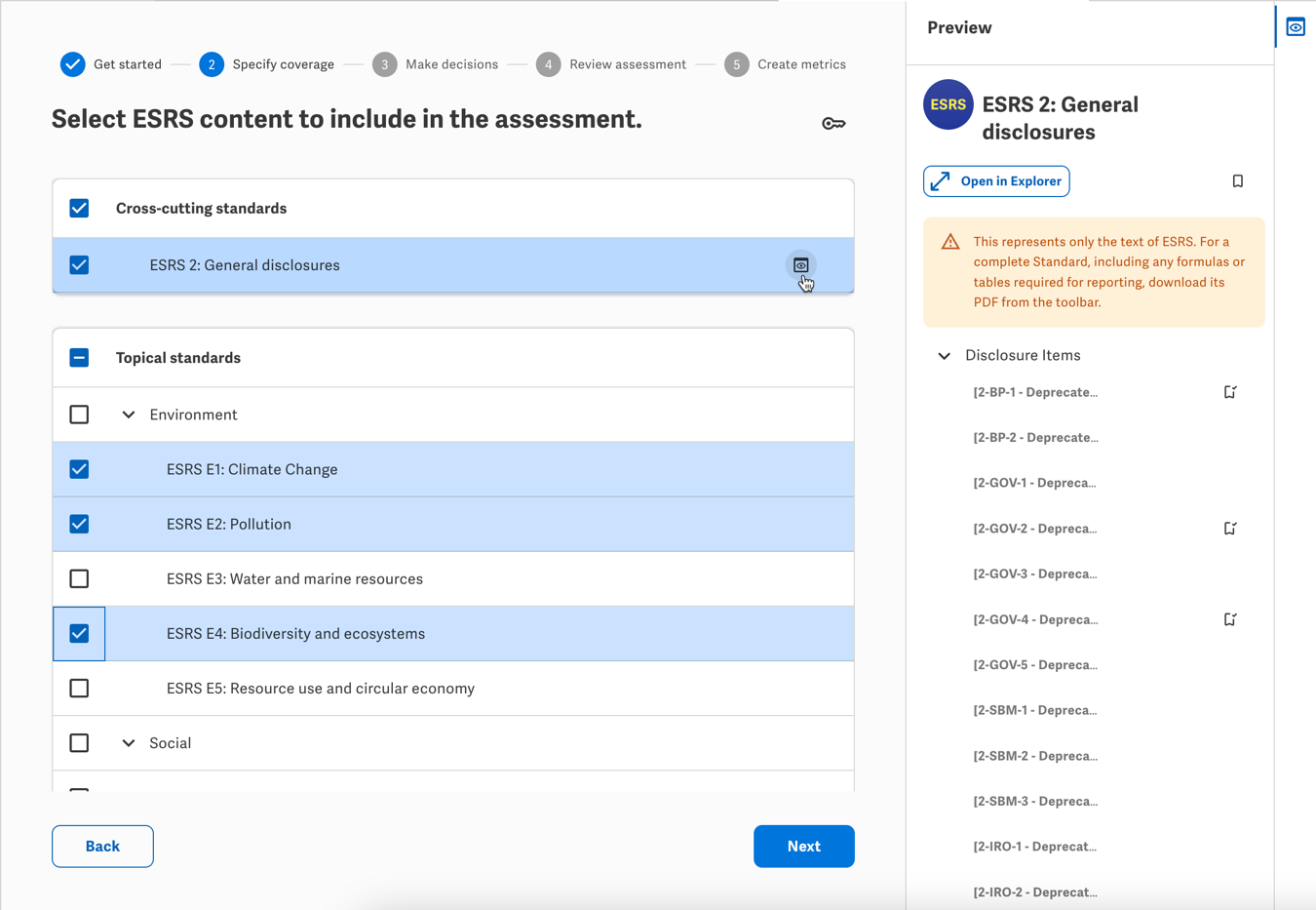 Intro to Readiness Assessments in Sustainability Explorer – Support Center