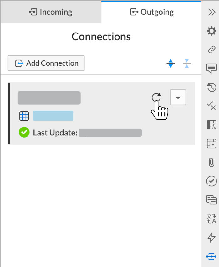 Connect sheets to destination Wdata tables – Support Center