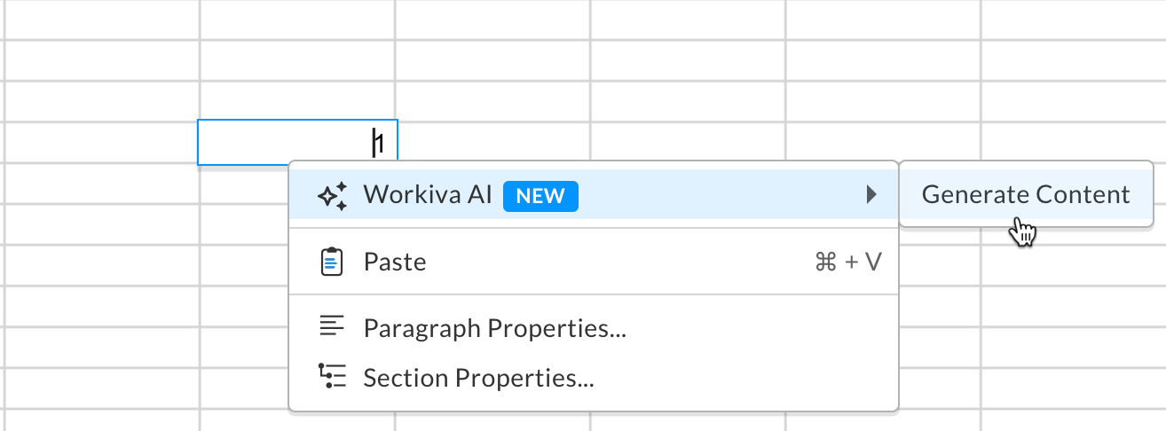 Workiva AI's inline content editor for presentations and spreadsheets ...