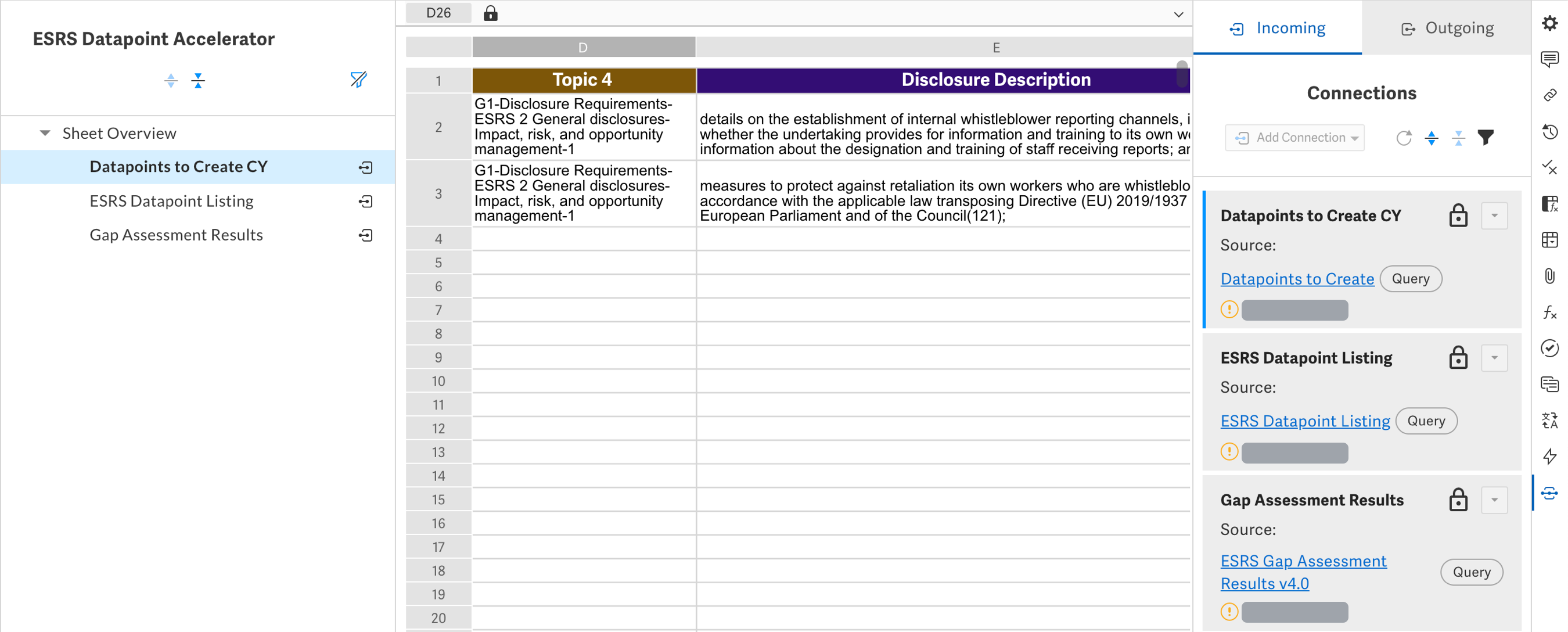 Assess gaps in ESRS for CSRD-ready reporting – Support Center