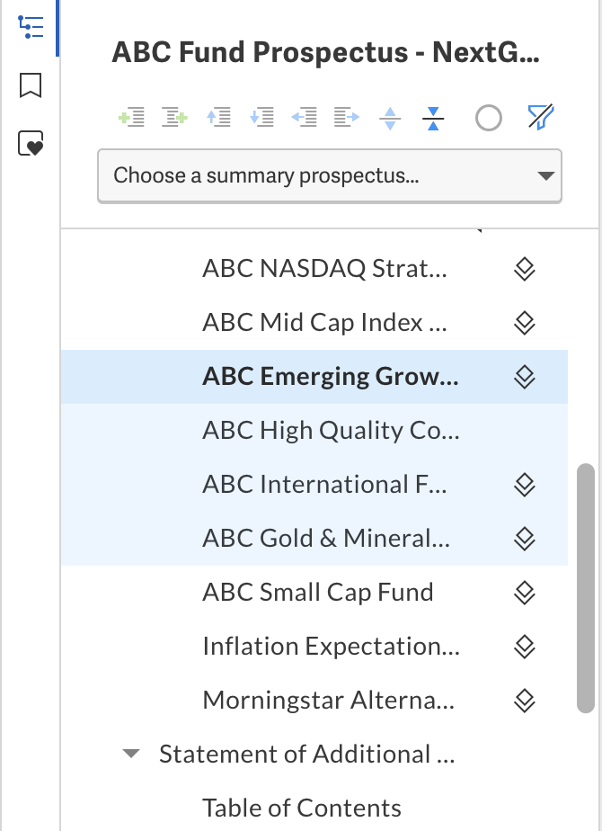 Use your existing statutory prospectus to generate automated summary prospectuses – Support Center